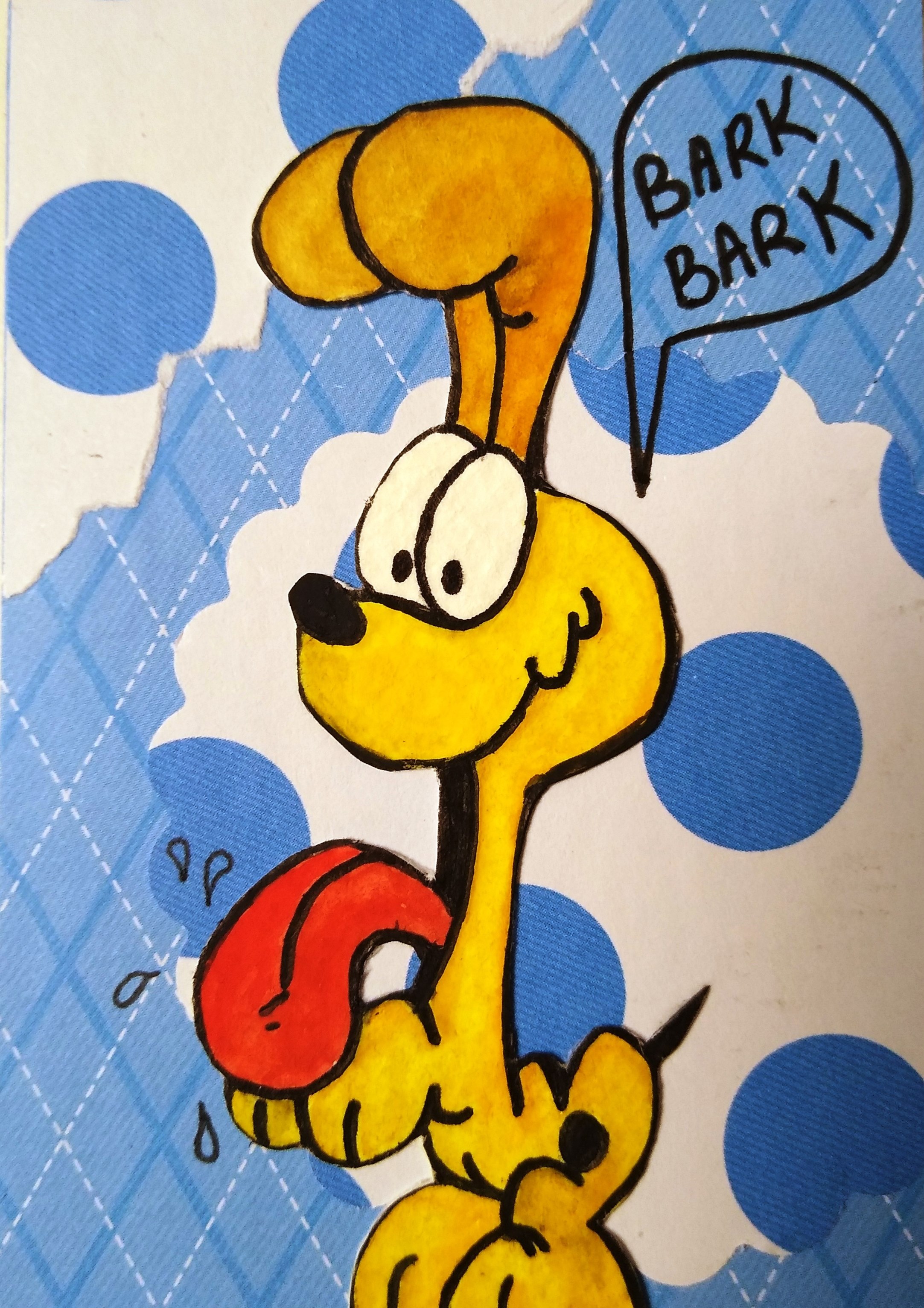 Garfield the Cat and Friends Card 3 Odie | ATCsforALL Forums